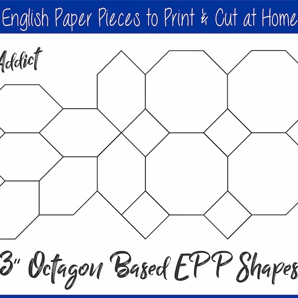 Honeycomb Epp Template - Etsy