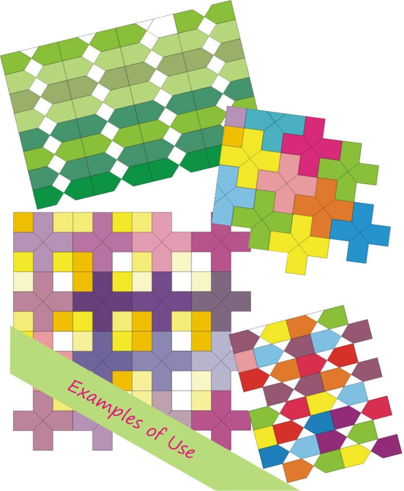 3 Printable Plus Shaped Pieces for English Paper Piecing - Etsy