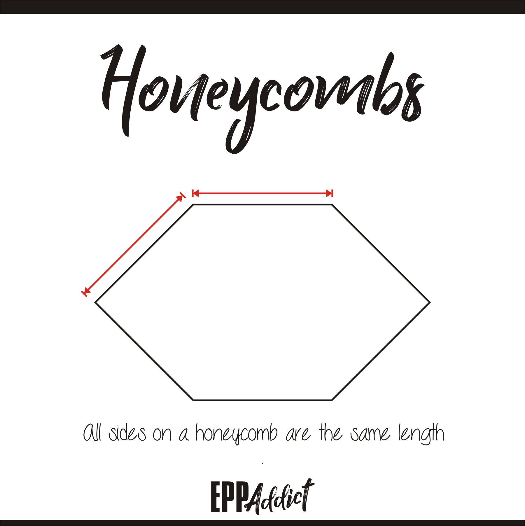 Honeycomb Cut Files for English Paper Piecing | SVG | DXF | Cricut ...