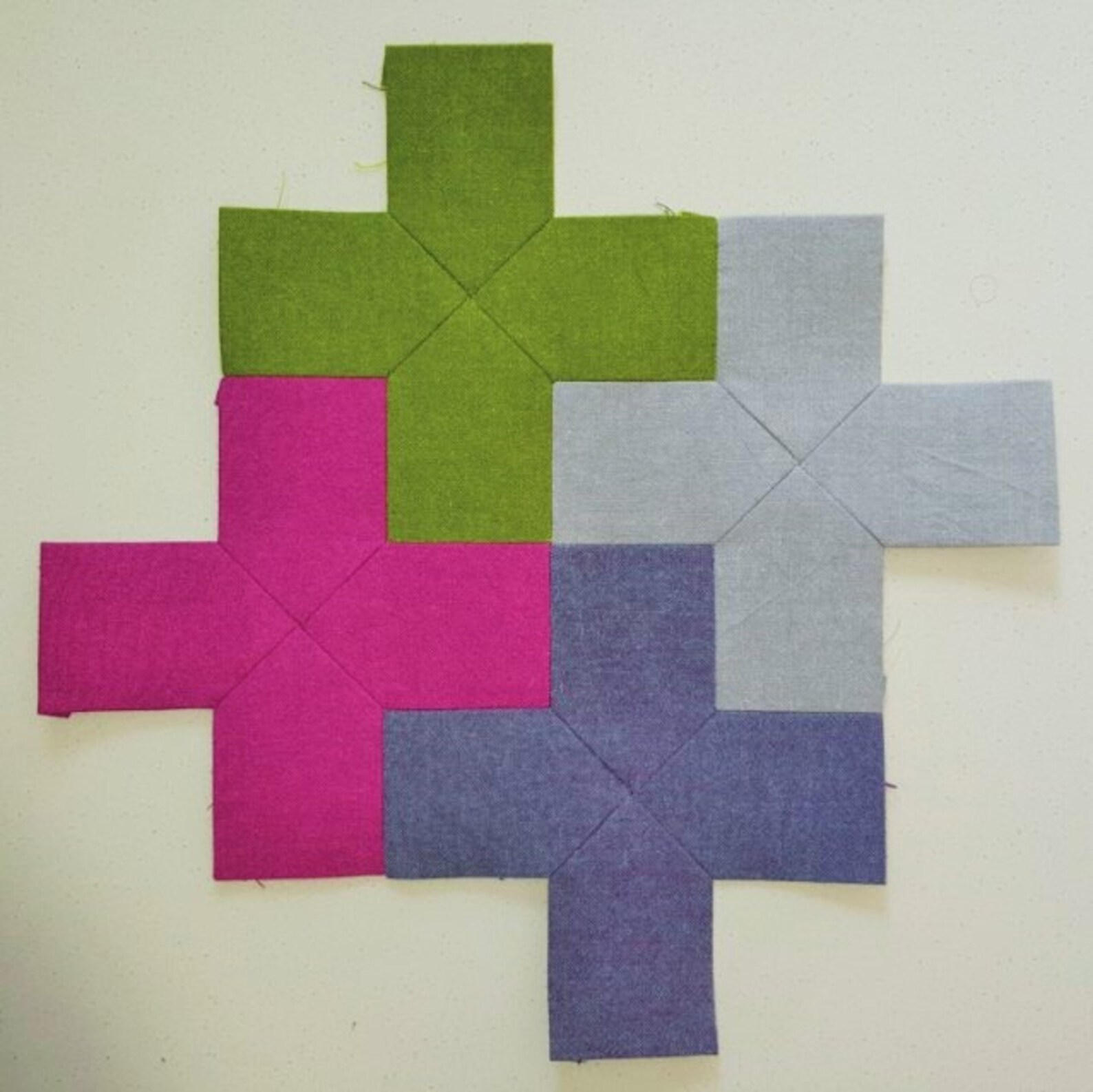 2" Print at Home Plus Shaped Pieces for English Paper Piecing | EPP ...