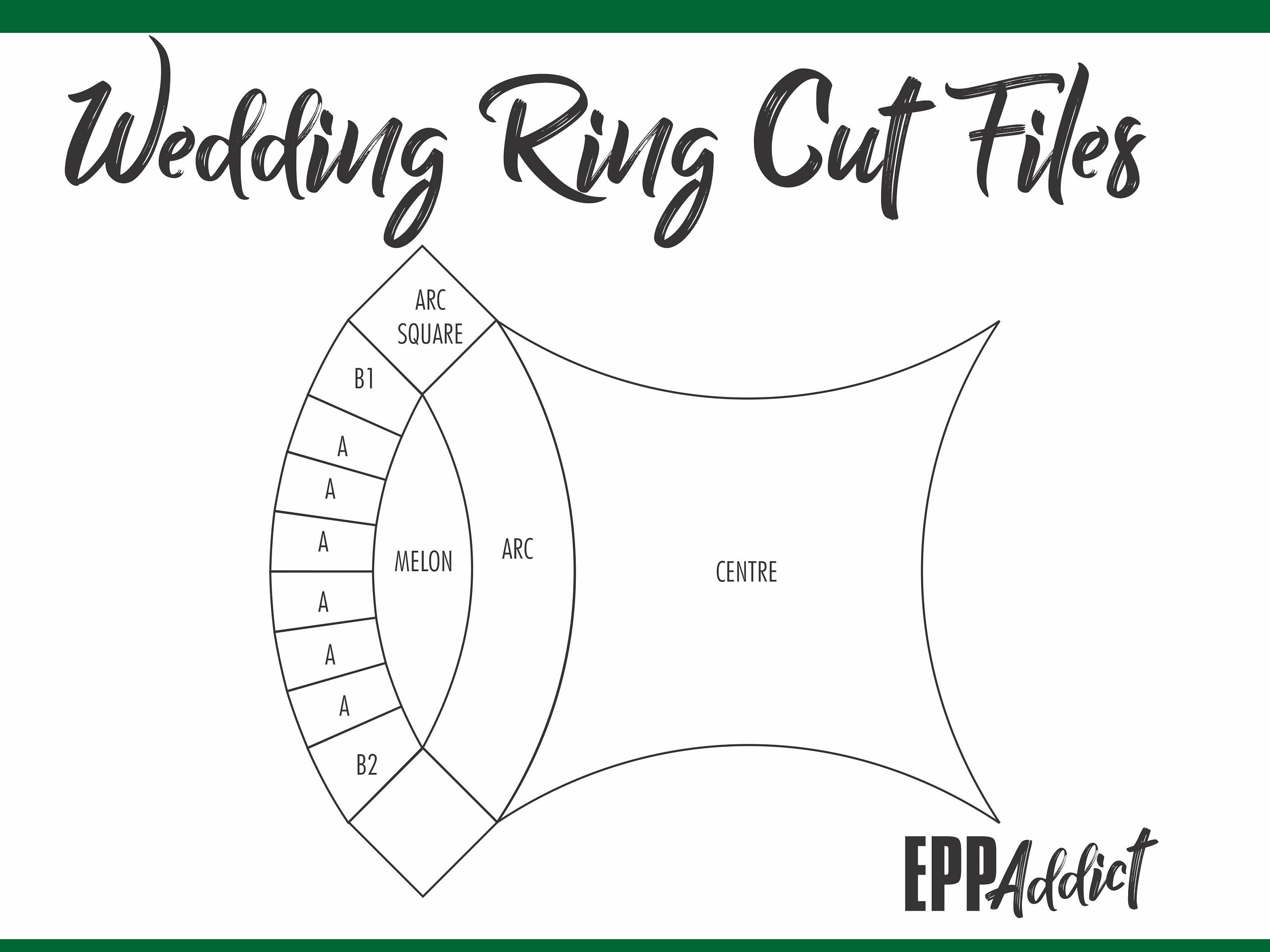 Double Wedding Ring Cut Files for English Paper Piecing SVG | Etsy Canada