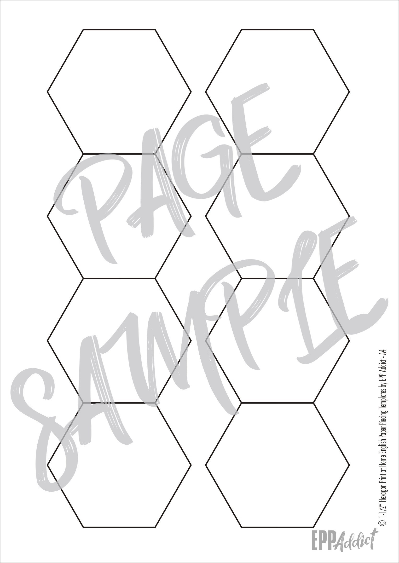 1.5" Print at Home Basic Shapes for English Paper Piecing | EPP ...