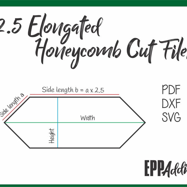 Elongated Honeycomb Template for Epp - Etsy