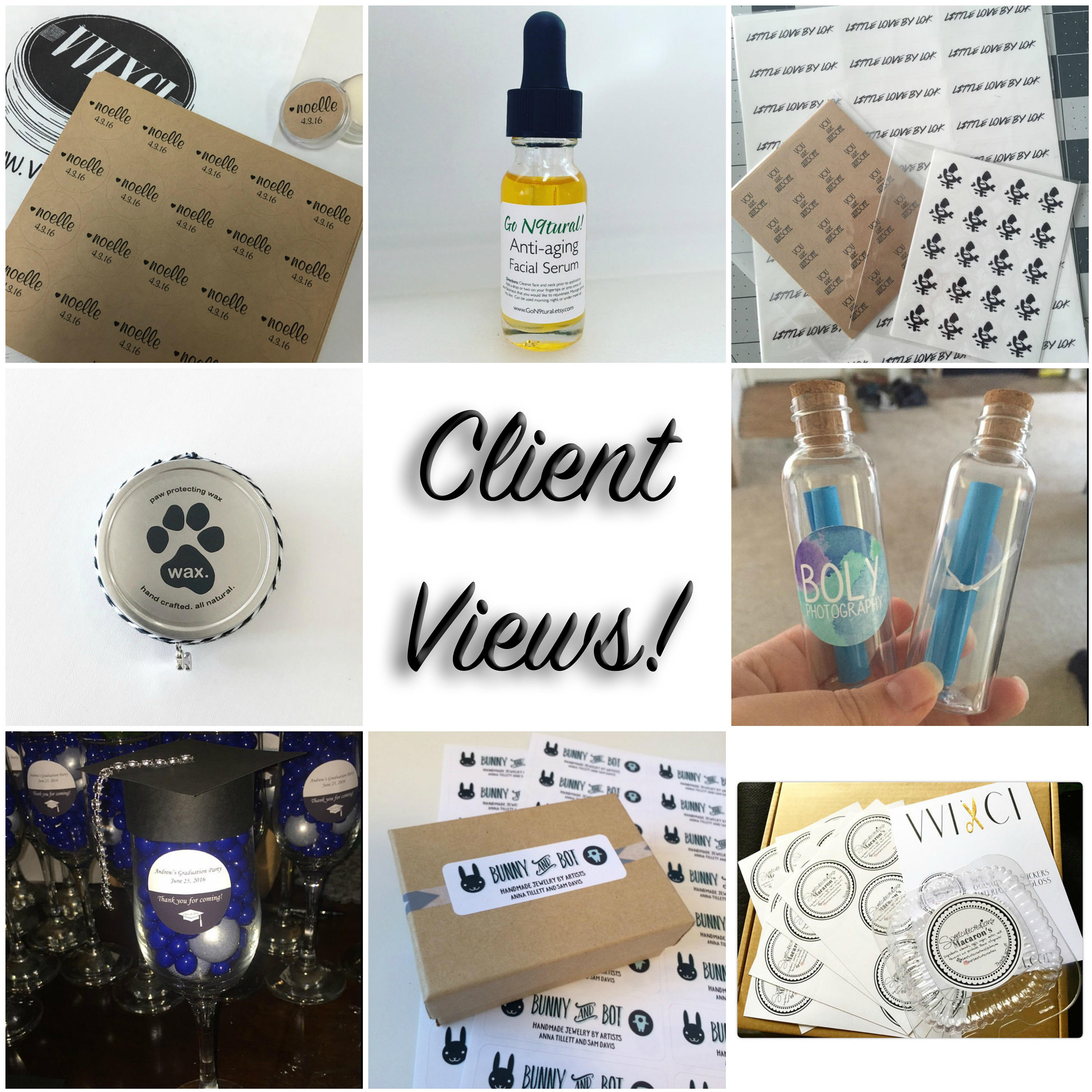 Custom Business Card Sticker Custom Rectangular Sticker - Etsy