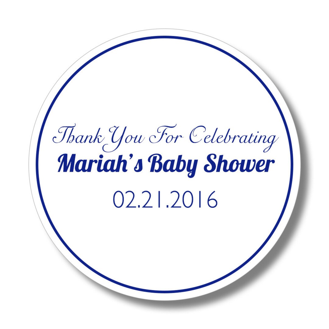 Custom Baby Shower Stickers Thank You Stickers Party Stickers It's a ...