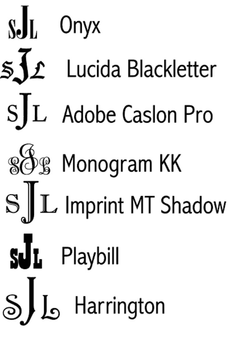 Custom Monogram Envelope Seal Clear Monogram Sticker - Etsy