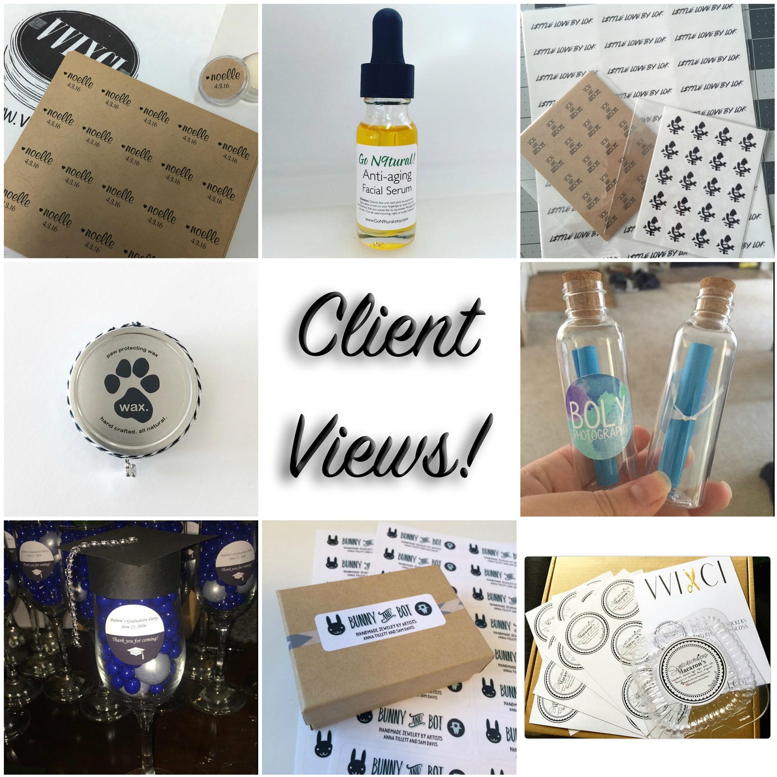 Custom Square Stickers Square Labels Custom Clear Stickers - Etsy