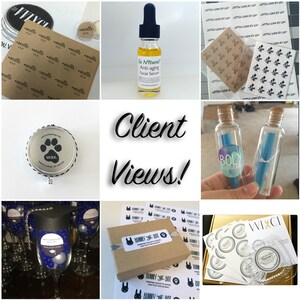 Custom Square Stickers - Square Labels - Custom Clear Stickers - Custom ...