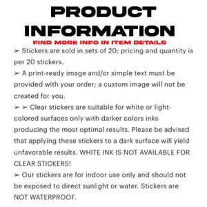 Custom Round Stickers - Custom Labels - Round Labels - Custom Clear ...