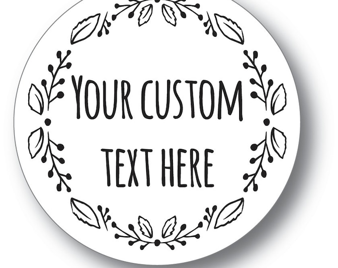 Custom Monogram Envelope Seal Clear Monogram Sticker - Etsy