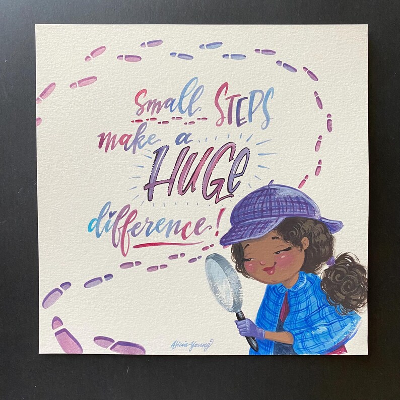 Small Steps Make a Huge Difference - Etsy