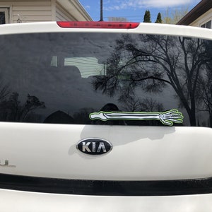 Waving Reflective Skeleton Arm Wipertags Attach to Rear Vehicle Wiper ...