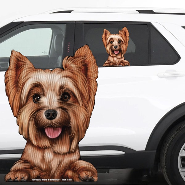 Yorkie Decal for Car - Etsy