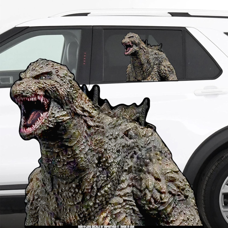 Godzilla Car Decal - Etsy