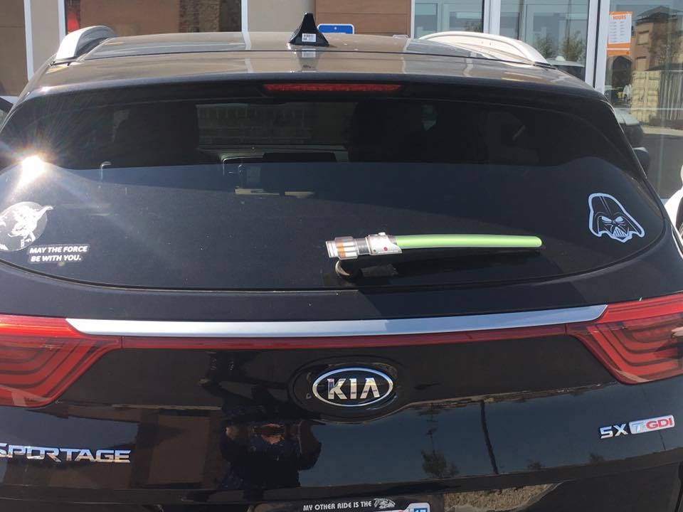 ORIGINAL Saber Wipertags (in 4 Colors) Attach to Rear Wiper Blades ...