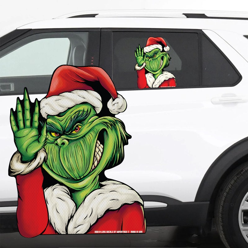 Grinch Decal - Etsy