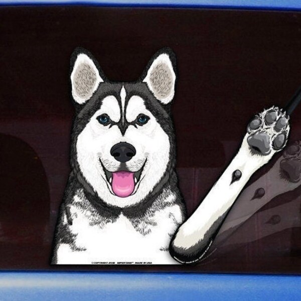 Rear Wiper Dog Decal - Etsy