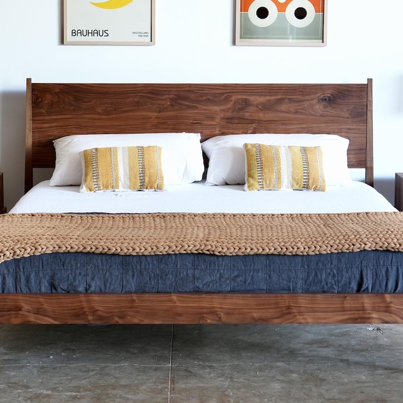 Walnut Bed - Etsy
