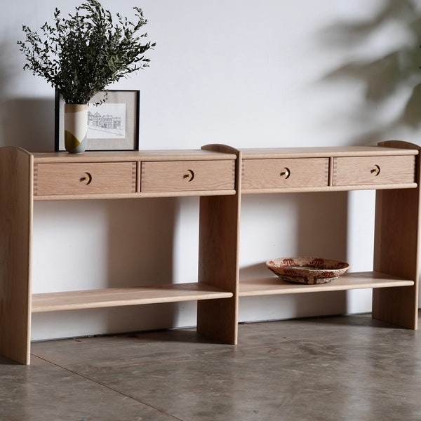 White Oak Shoe Storage - Etsy