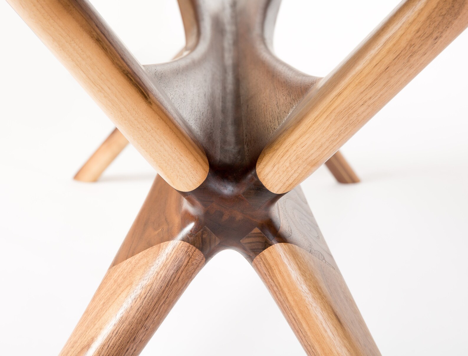 Mid Century Modern Dining Table Solid Walnut Kitchen Table - Etsy