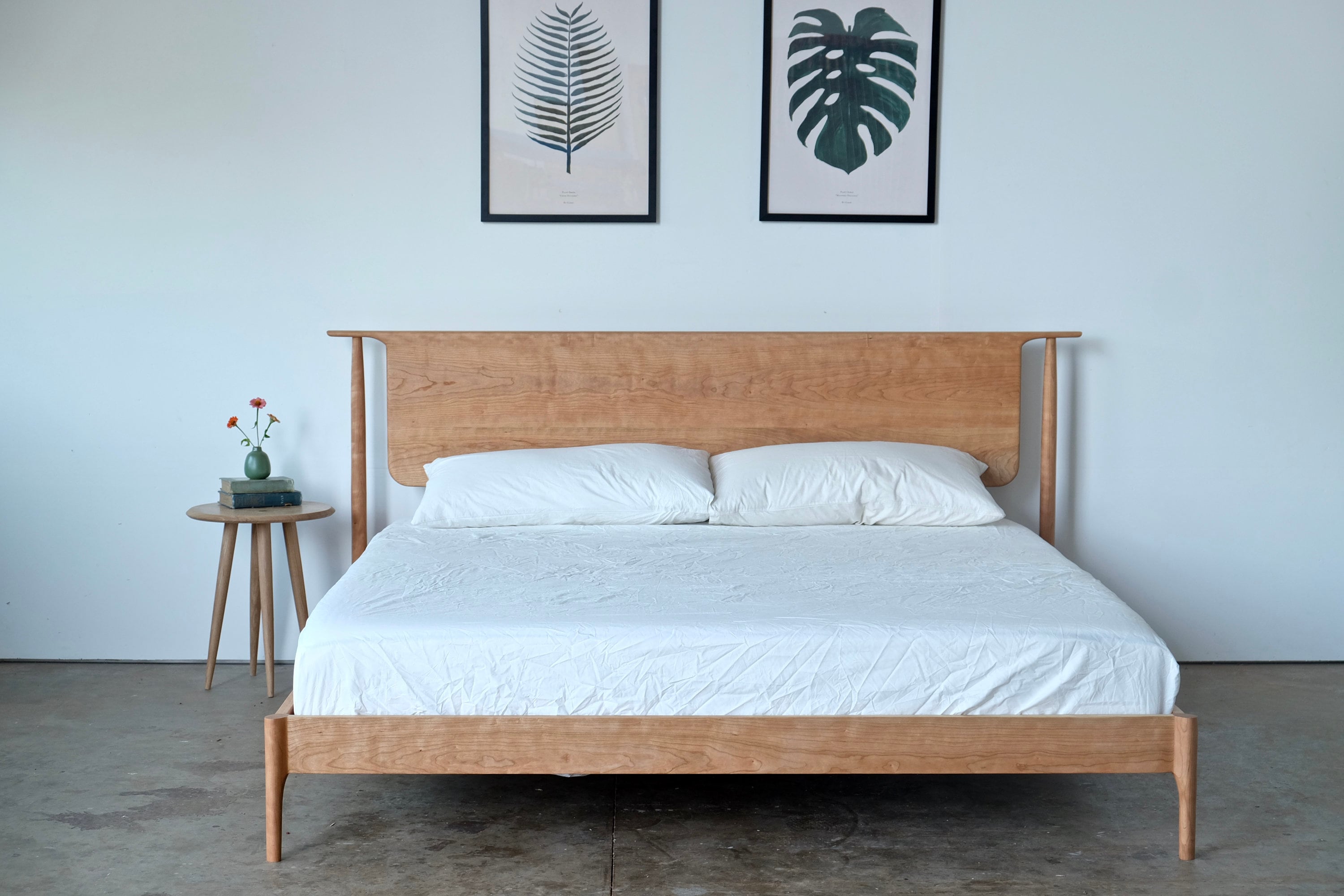 Modern solid wood bed frame store