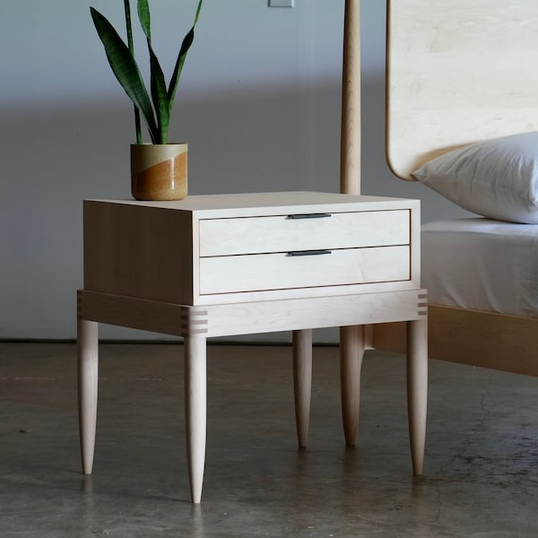 Mid Century Modern Night Stand - Etsy