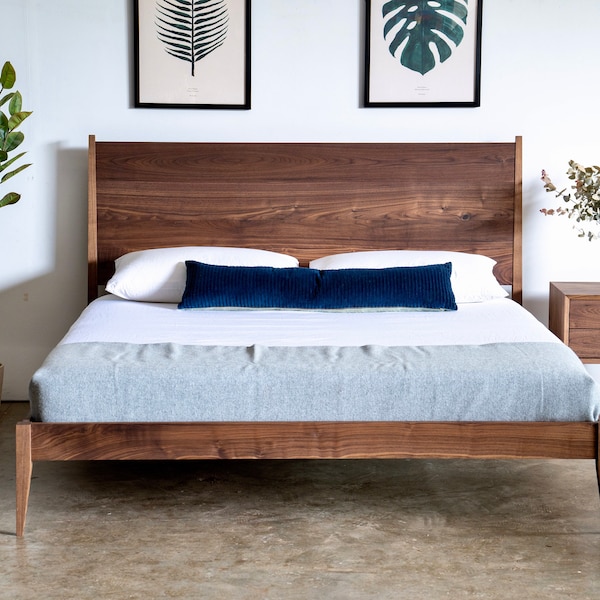 Walnut Bed - Etsy