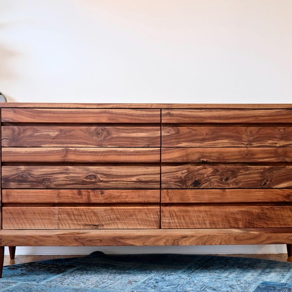 Walnut Dresser - Etsy