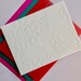 LETTERPRESS NOTECARD SET | Single Dove: the Golden Hour Blind Embossed ...