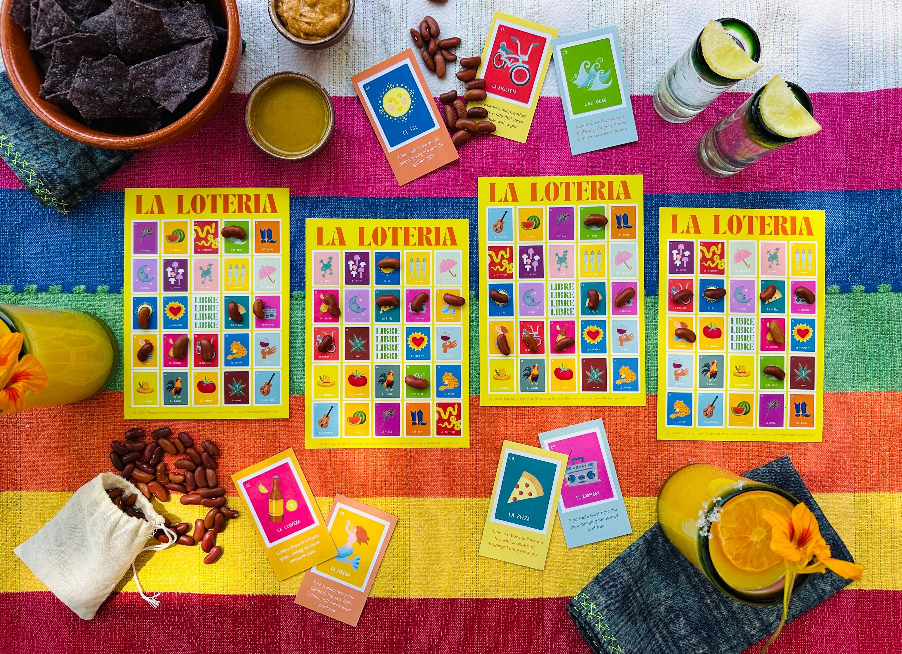LA LOTERIA: Mexican Bingo Game 2-12 Players - Etsy