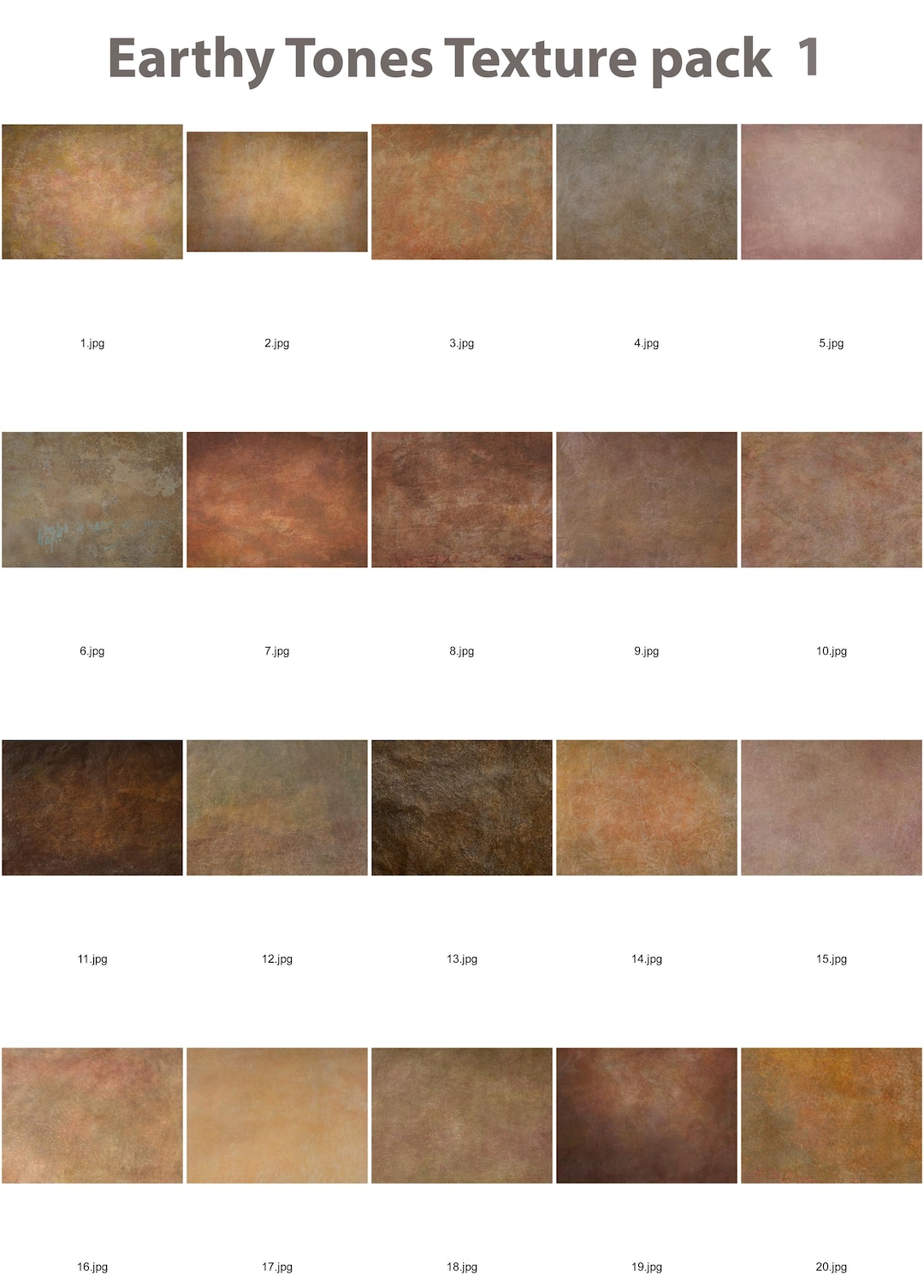 NEW Earthy Tones Texture Pack 35 Digital Paper Downloads for Use in ...
