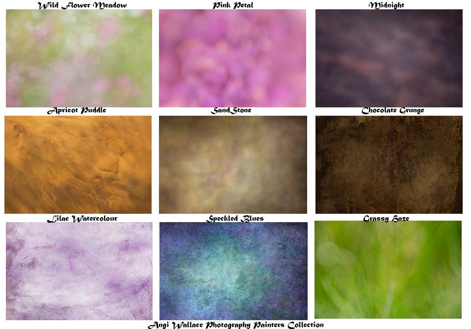 50 Textures 5 Packs of 9 Plus 5 Free Earth, Grunge, Painterly ...