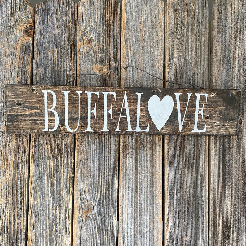 Buffalove | Buffalo Love | Buffalo | Buffalo Sign | Buffalo Decor ...