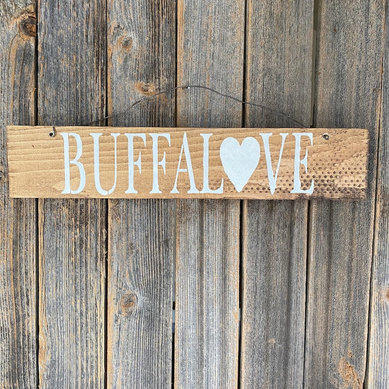 Buffalove Buffalo Love Buffalo Buffalo Sign Buffalo - Etsy