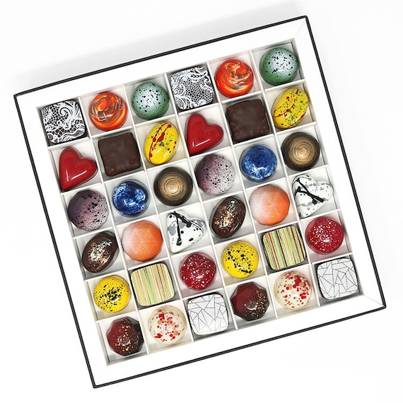 Chocolate Selection Box Award Winning Handmade Chocolates | Etsy