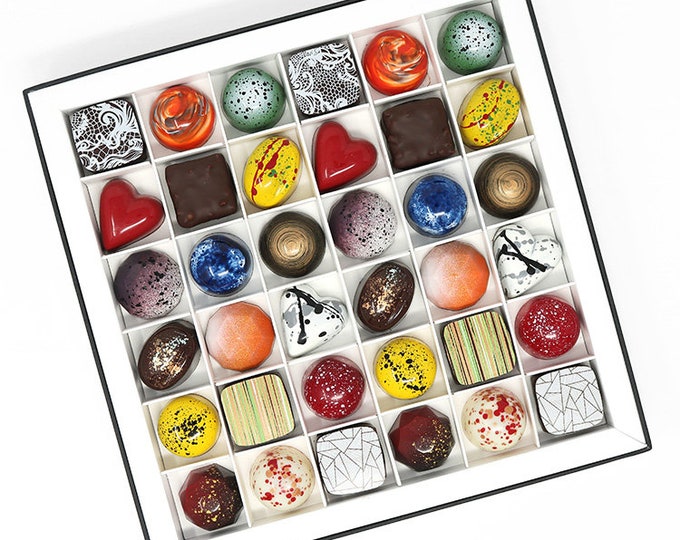 Chocolate Selection Box - Award Winning Handmade Chocolates - Gourmet ...