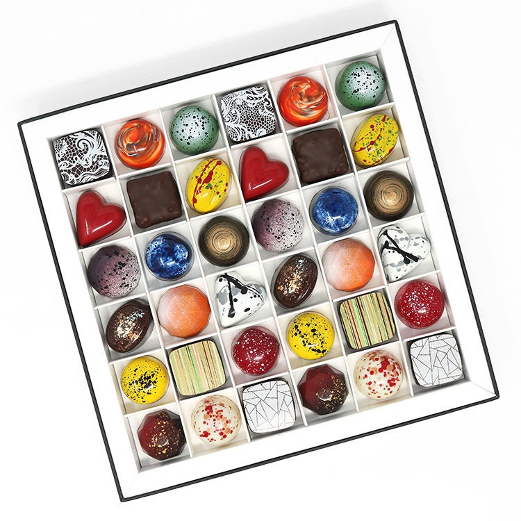 Chocolate Selection Box Award Winning Handmade Chocolates - Etsy UK