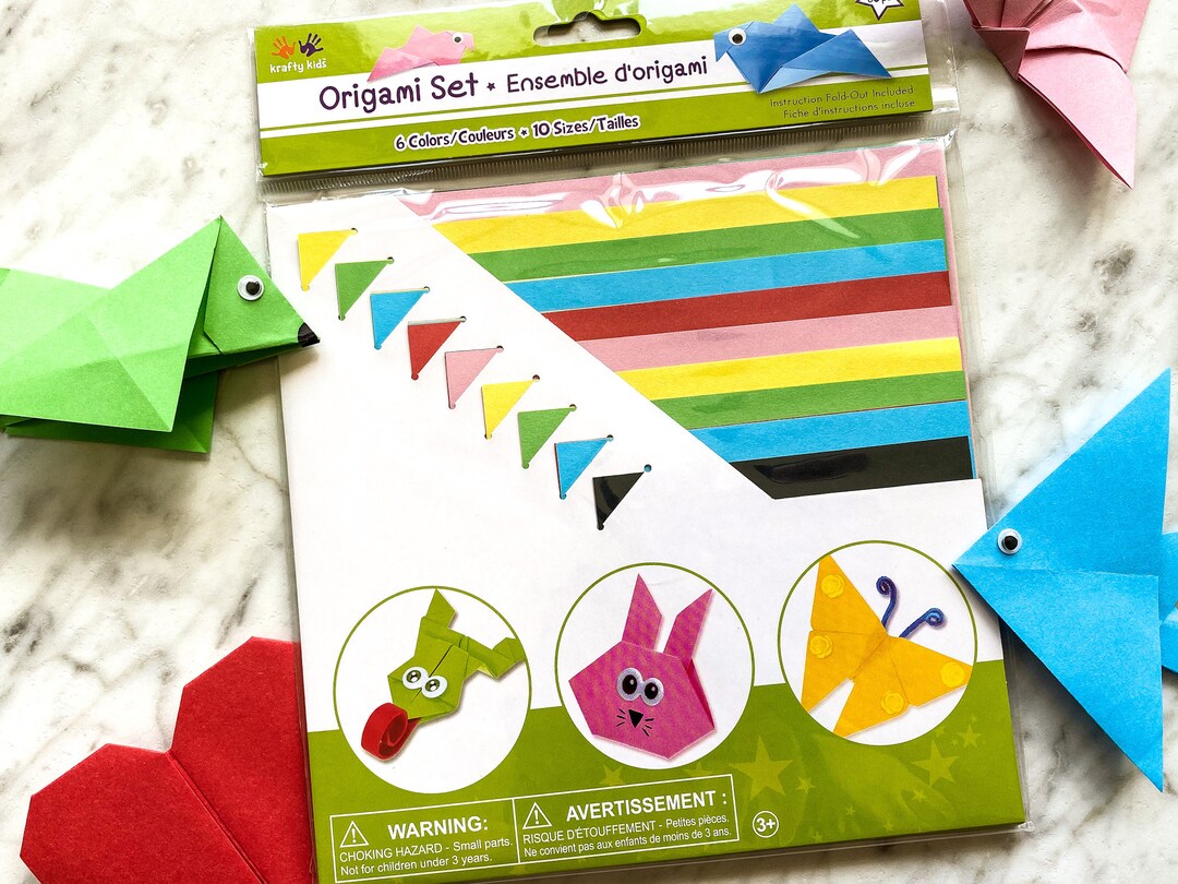 Origami Set for All Ages - Perfect for Kids Crafts, Homeschooling ...