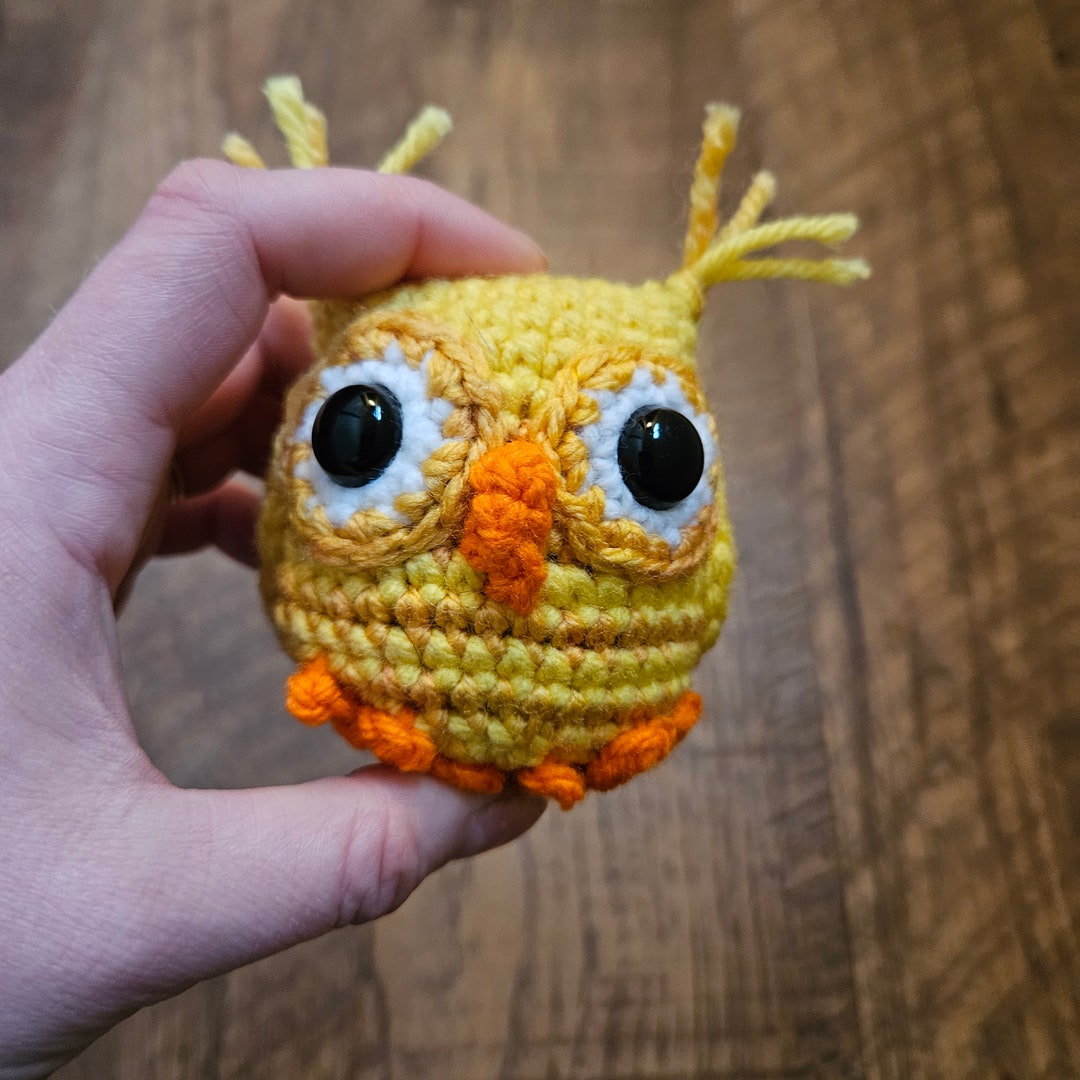 Little Owl Crochet Amigurumi FINISHED Item - Etsy