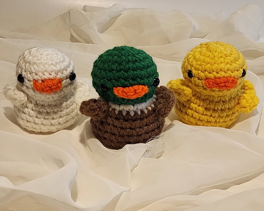 FINISHED Medium Ducks Crochet Amigurumi - Etsy