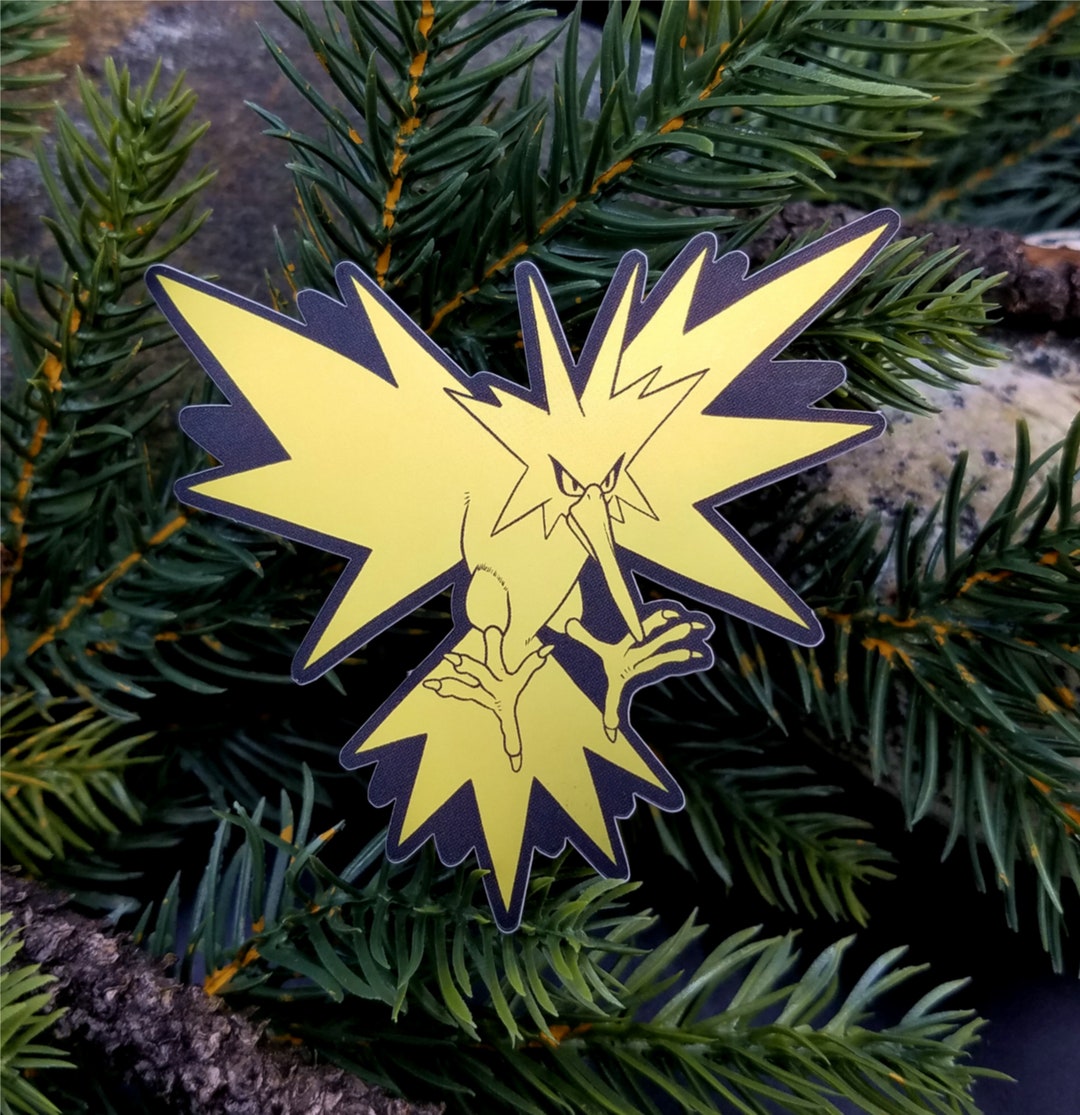Zapdos Sticker | Team Instinct | Pokemon GO | Holographic Satin Matte ...