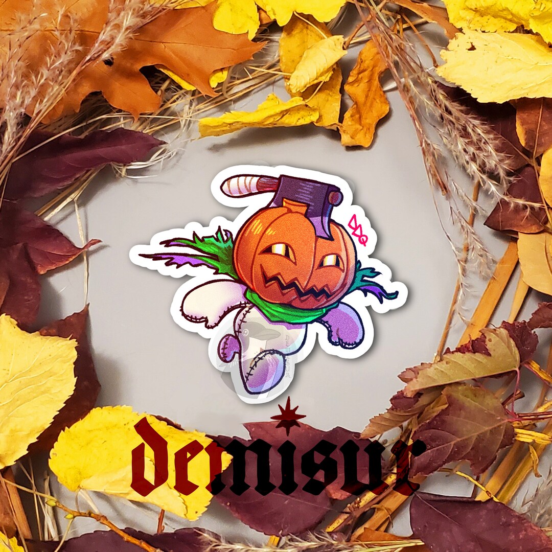 Pumpmon | Digimon Sticker - Etsy