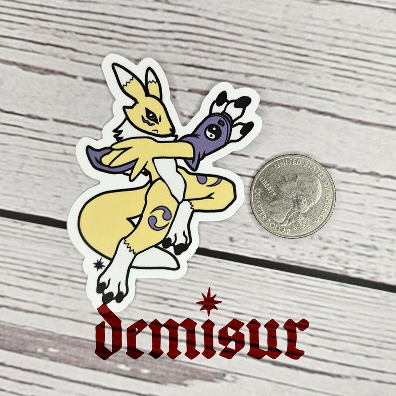 Renamon | Digimon Sticker - Etsy