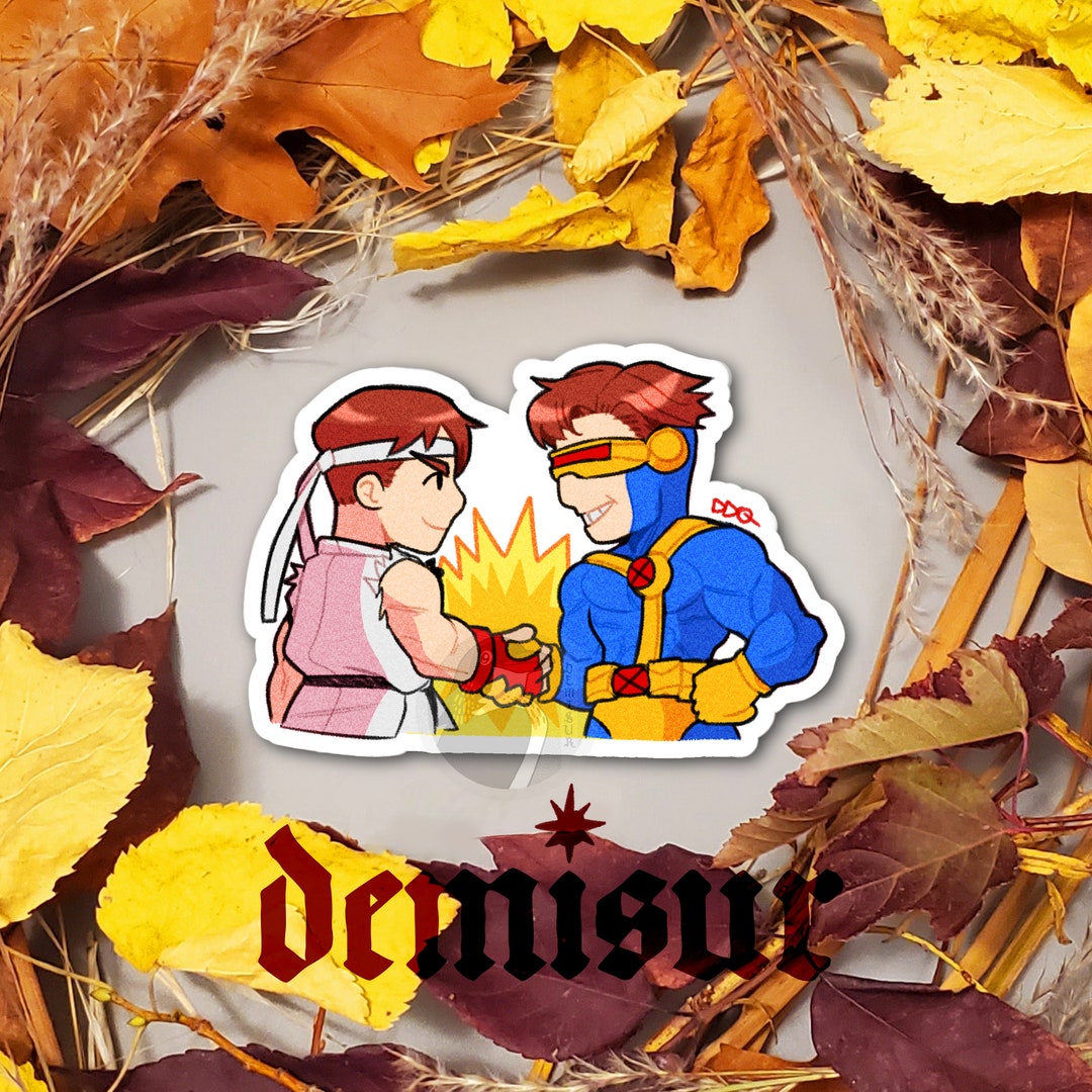 Classic VS Intro | Fighting Game Sticker - Etsy
