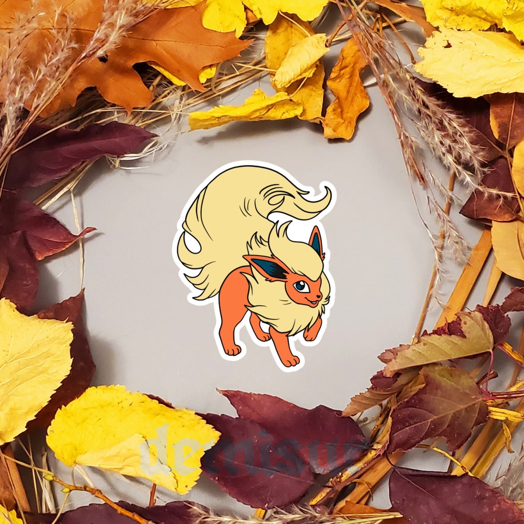 Flareon Pokemon Sticker - Etsy