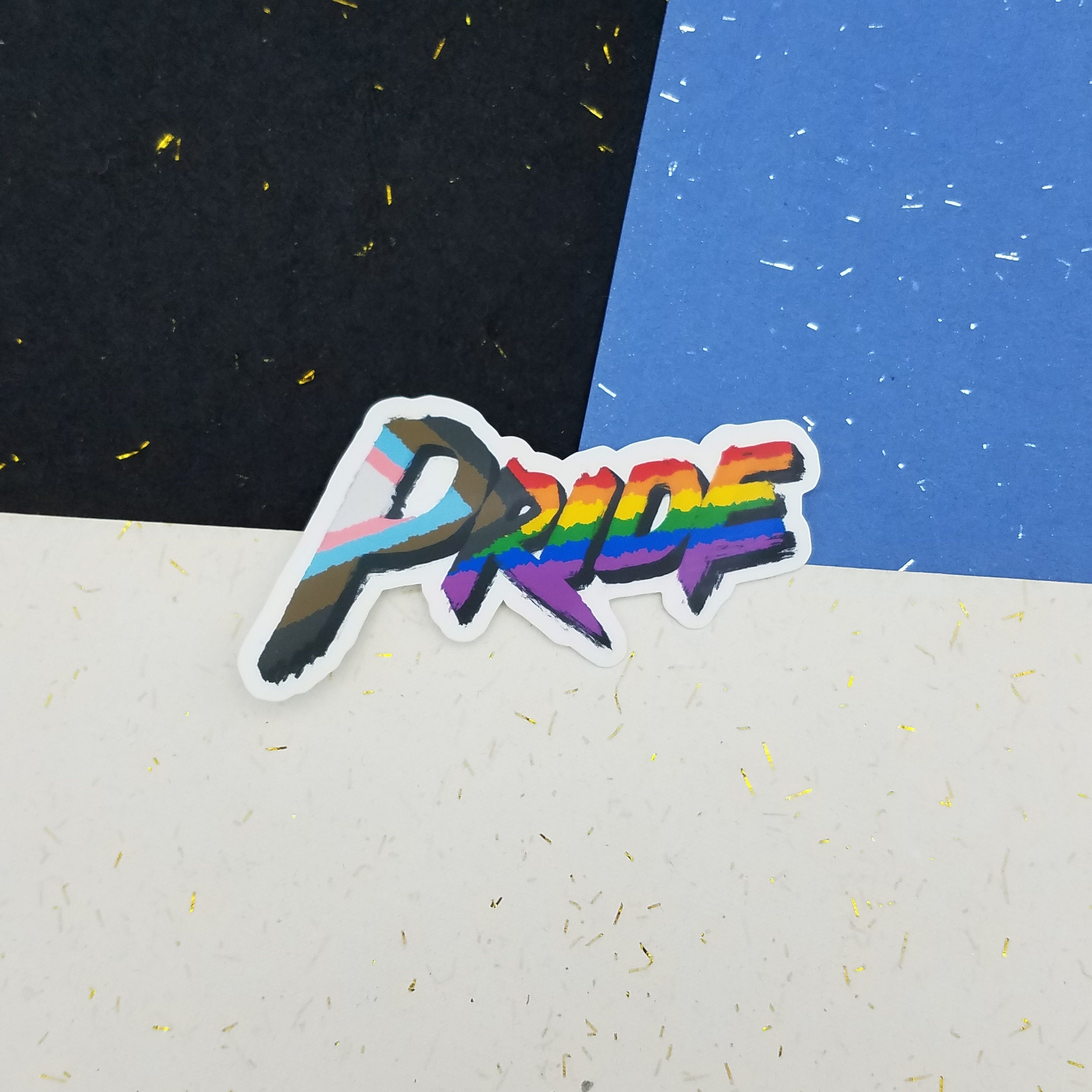 Progress Pride 80's Radical Font Pride Sticker LGBTQ & - Etsy Hong Kong