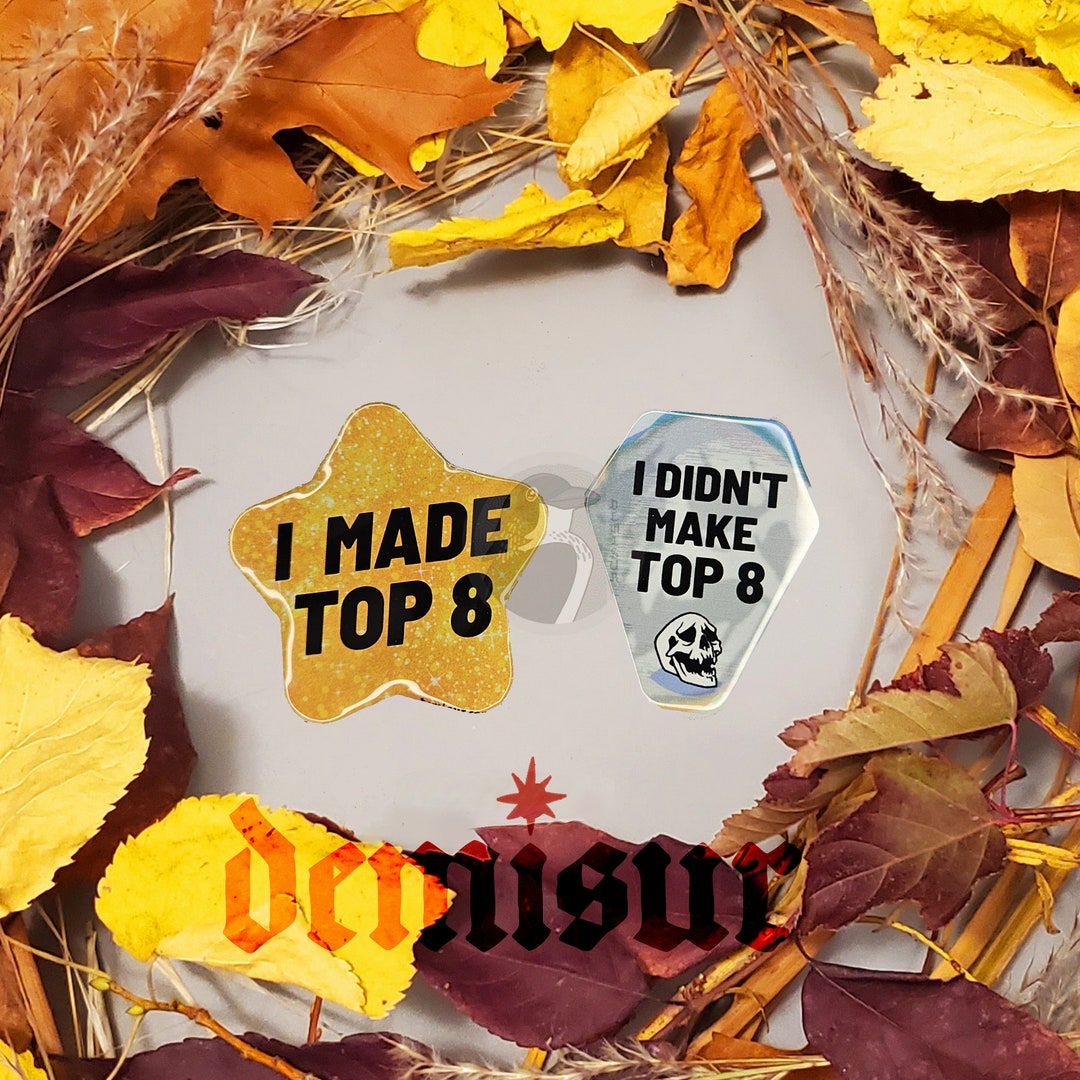 Top 8 | FGC Pinback Buttons | Tekken Street Fighter Mortal Kombat ...