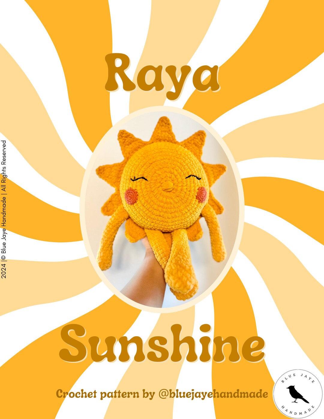 Raya Sunshine Crochet Pattern | Amigurumi Sun Pattern - Etsy