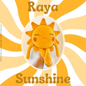 Raya Sunshine Crochet Pattern Amigurumi Sun Pattern - Etsy