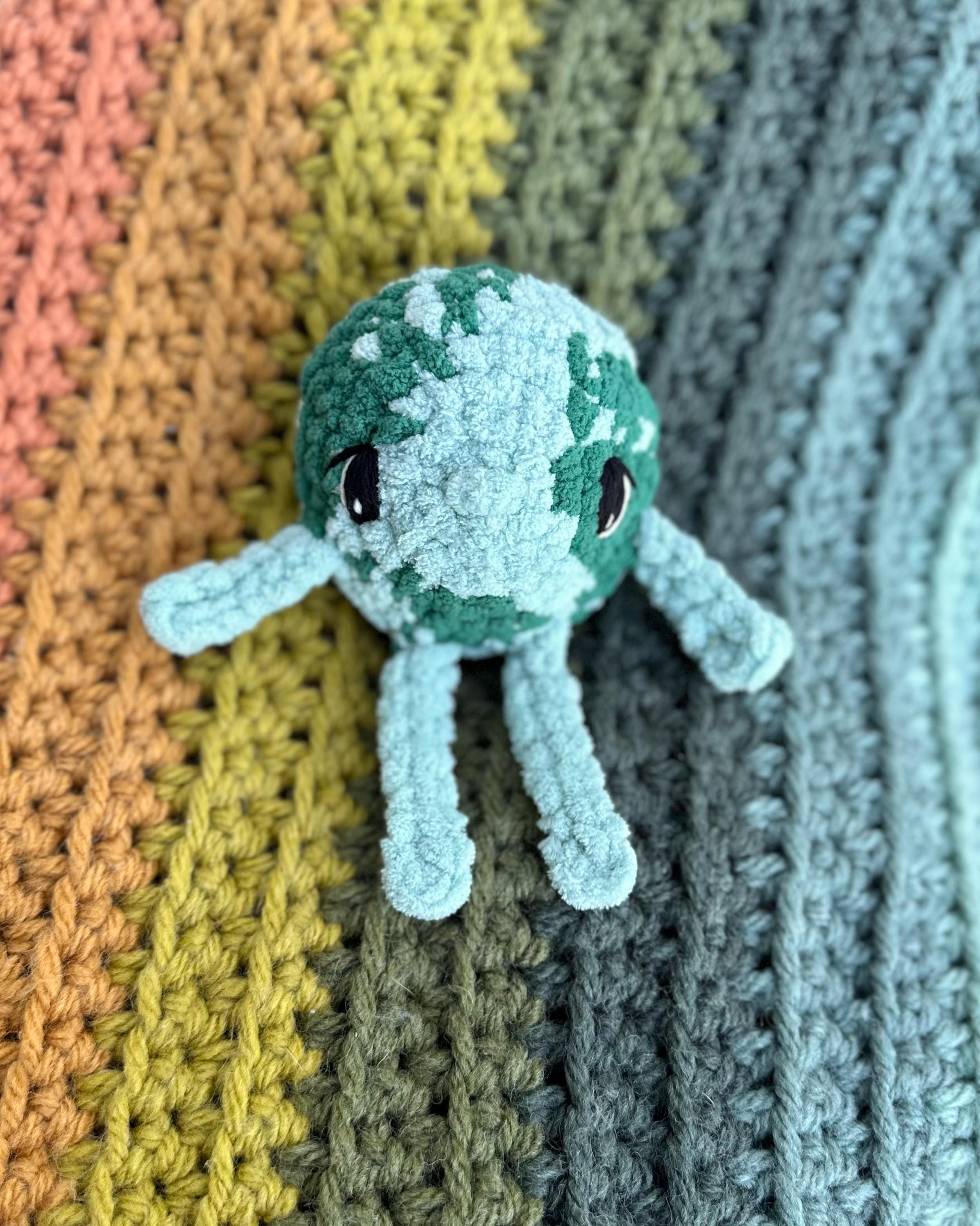 Mini Eartha Crochet Pattern | the Earth Friend | Whimsical Amigurumi ...